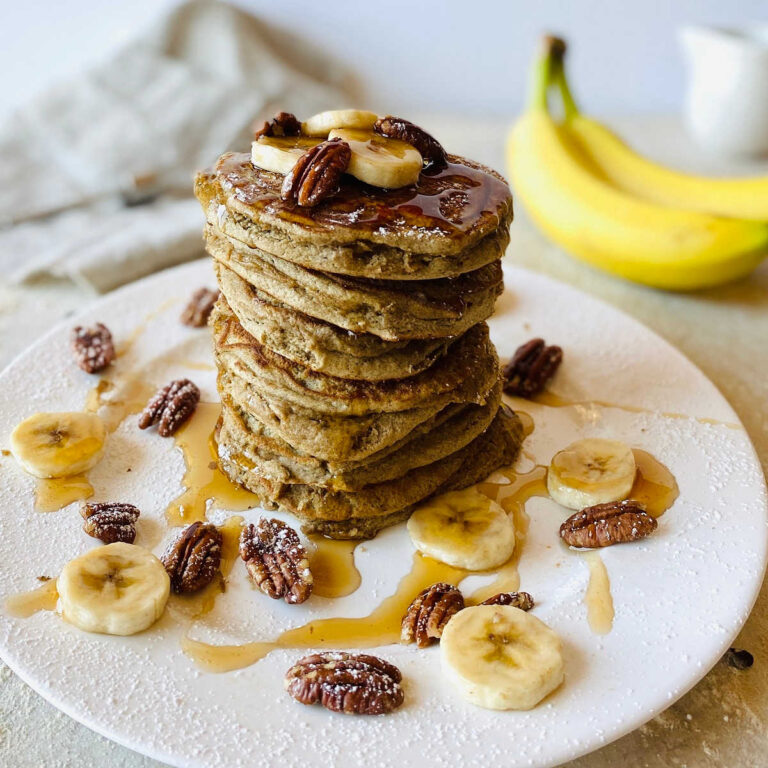 Banana Flour Pancakes - Aubrey's Kitchen
