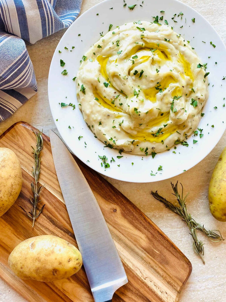 Whole30 Mashed Potatoes - Aubrey's Kitchen