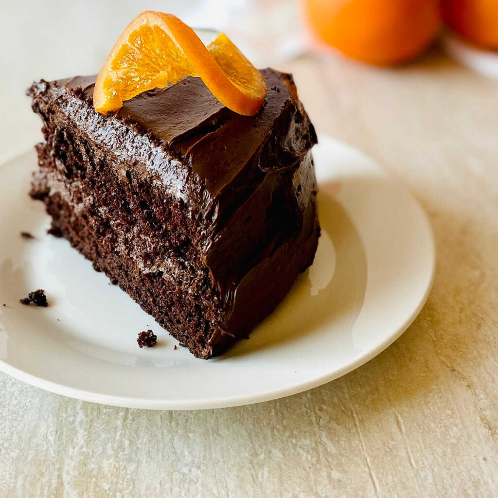 Orange Chocolate Cake - Aubrey's Kitchen