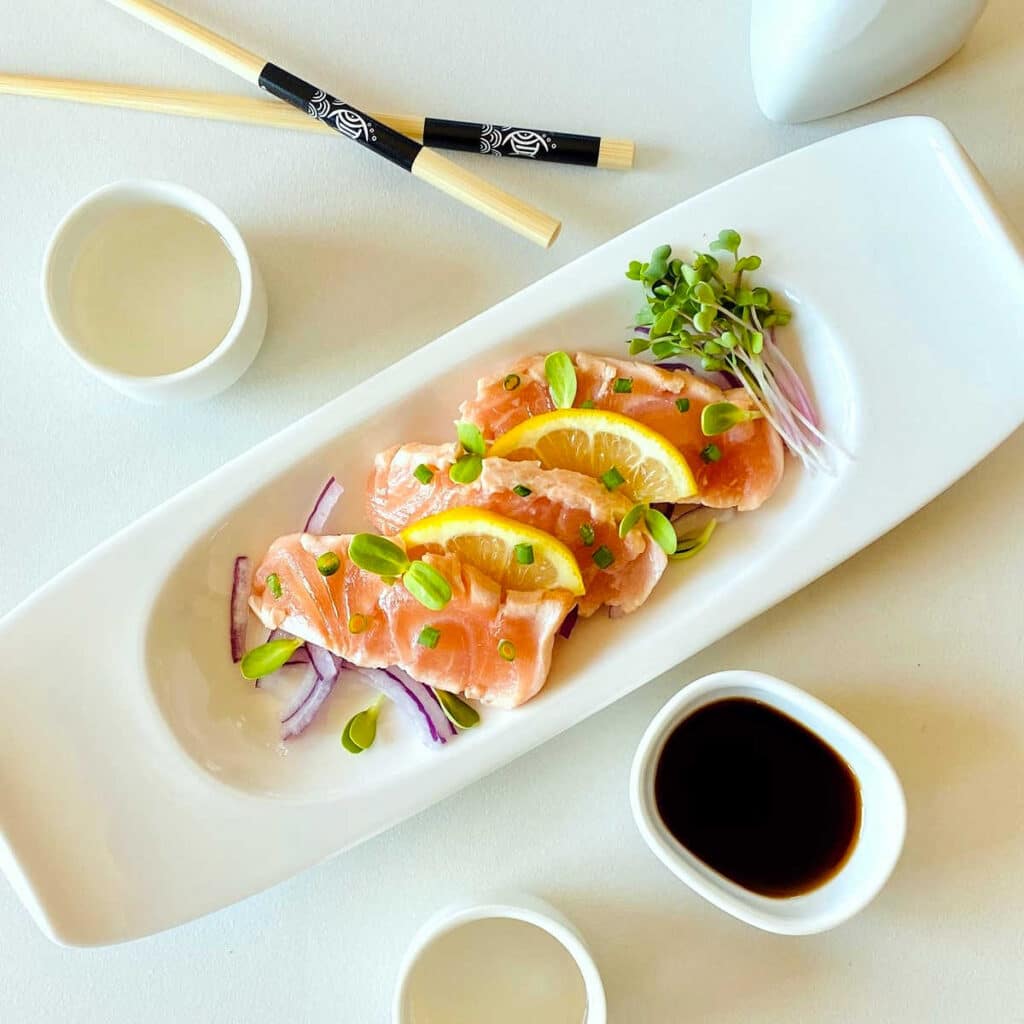 Salmon Tataki - Aubrey's Kitchen