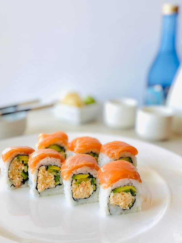Alaska Roll Sushi - Aubrey's Kitchen