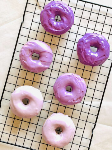 Ube Donuts - Aubrey's Kitchen