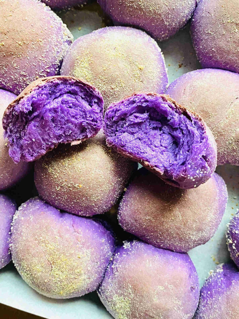 Ube Pandesal (Pan de Sal) - Aubrey's Kitchen