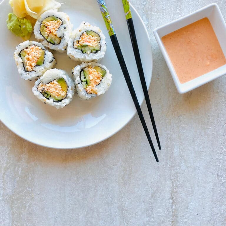 Spicy Kani Roll | Spicy Crab Roll (Kani Sushi Recipe) - Aubrey's Kitchen
