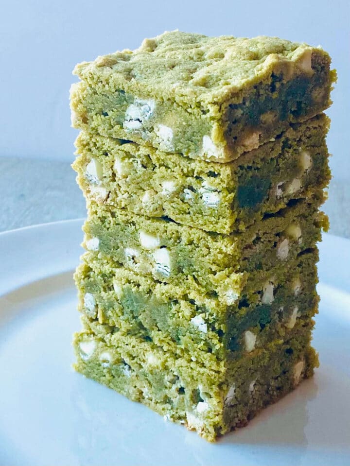 Matcha Brownies - Aubrey's Kitchen