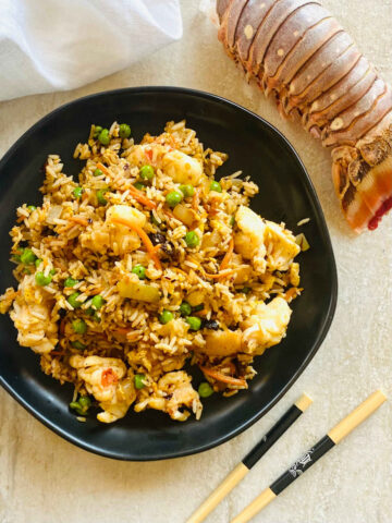 Lobster Fried Rice - Aubrey's Kitchen